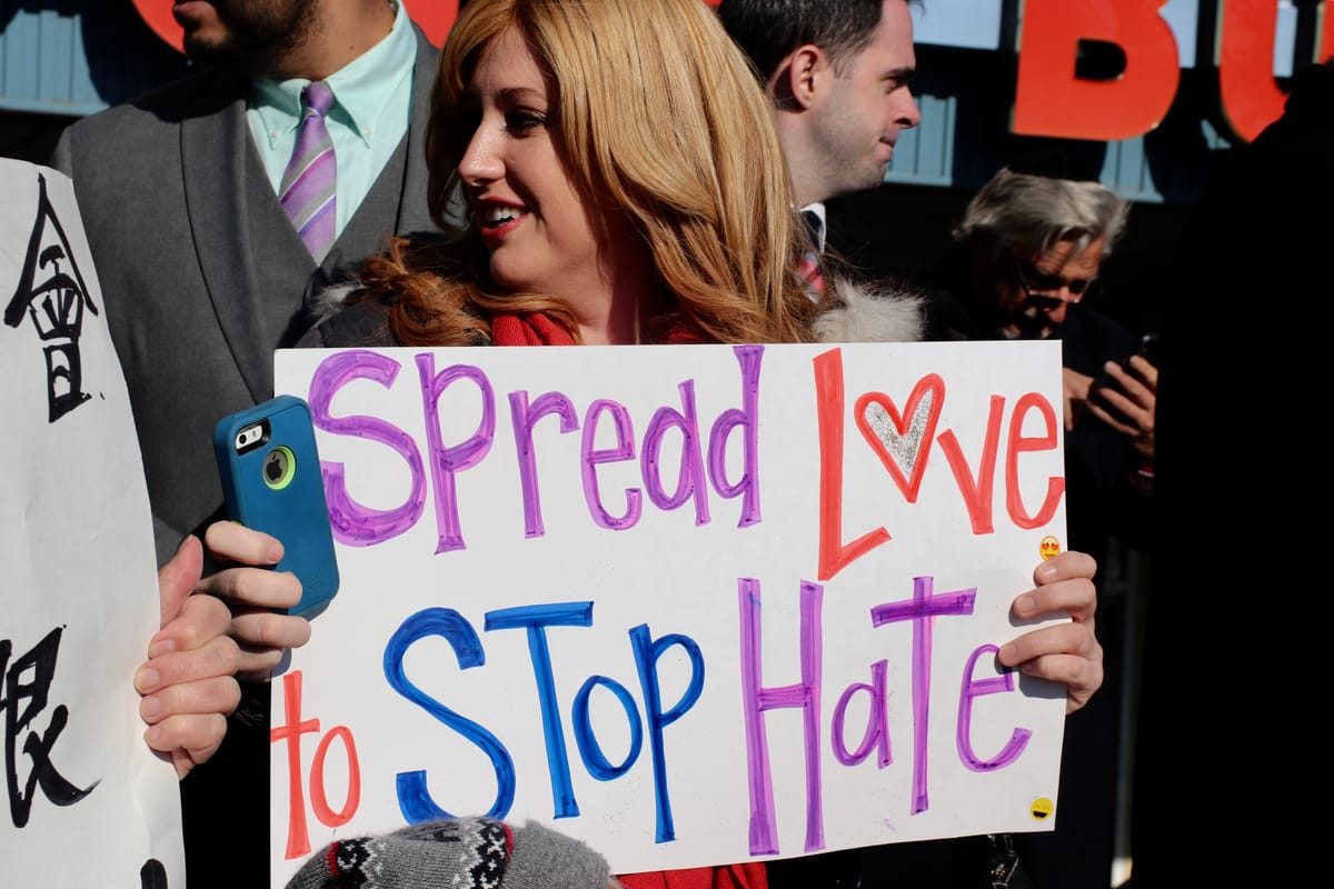 From Seaport Buffet - "We are at the scene of a hate crime massacre ...