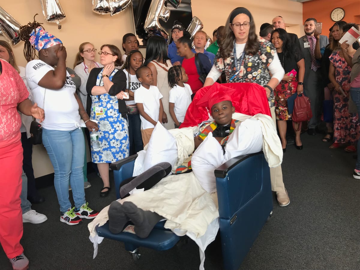 ‘Jayden is Brooklyn’s Champion’: Graduation Held at Hospital For ...