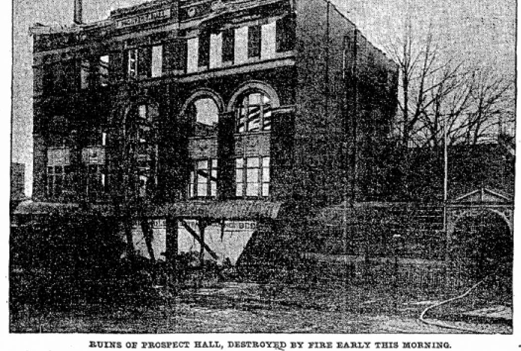 Flashback Friday: When The Grand Prospect Hall Burned Down In 1900 ...