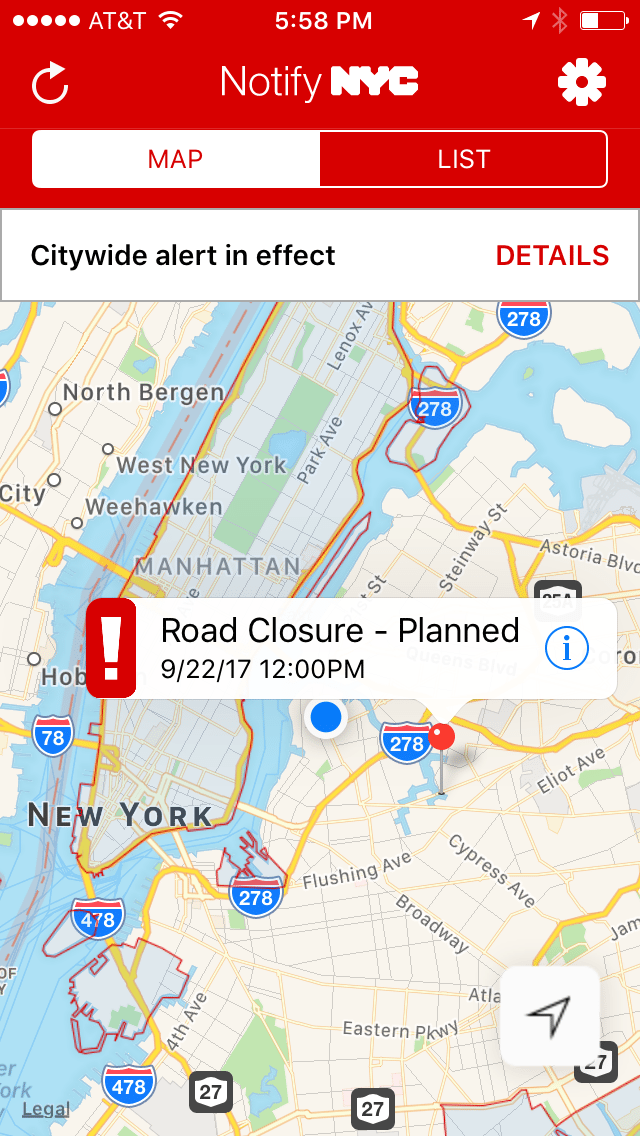 Upgraded Notify NYC App Alerts New Yorkers to Emergencies Wherever They ...